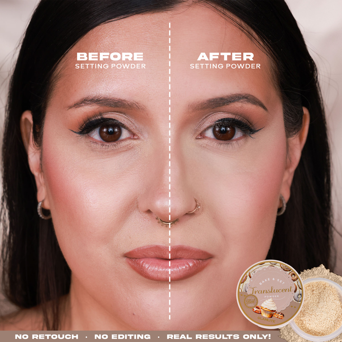 Translucent Bake & Set Powder – Glamlite