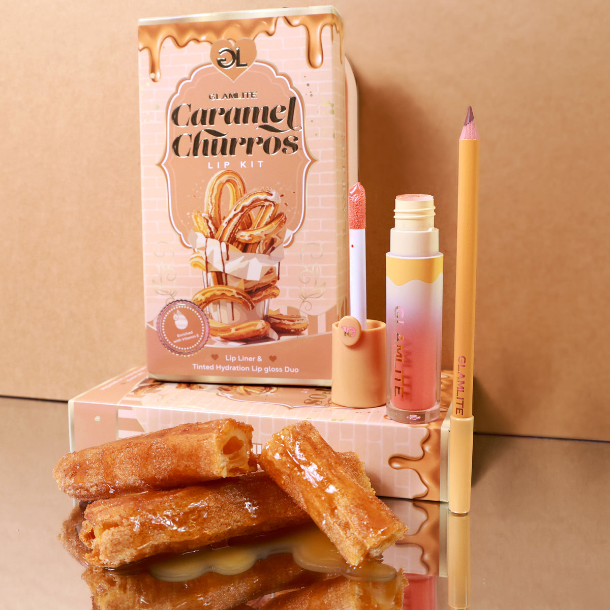 Caramel Churro Lip Kit – Glamlite