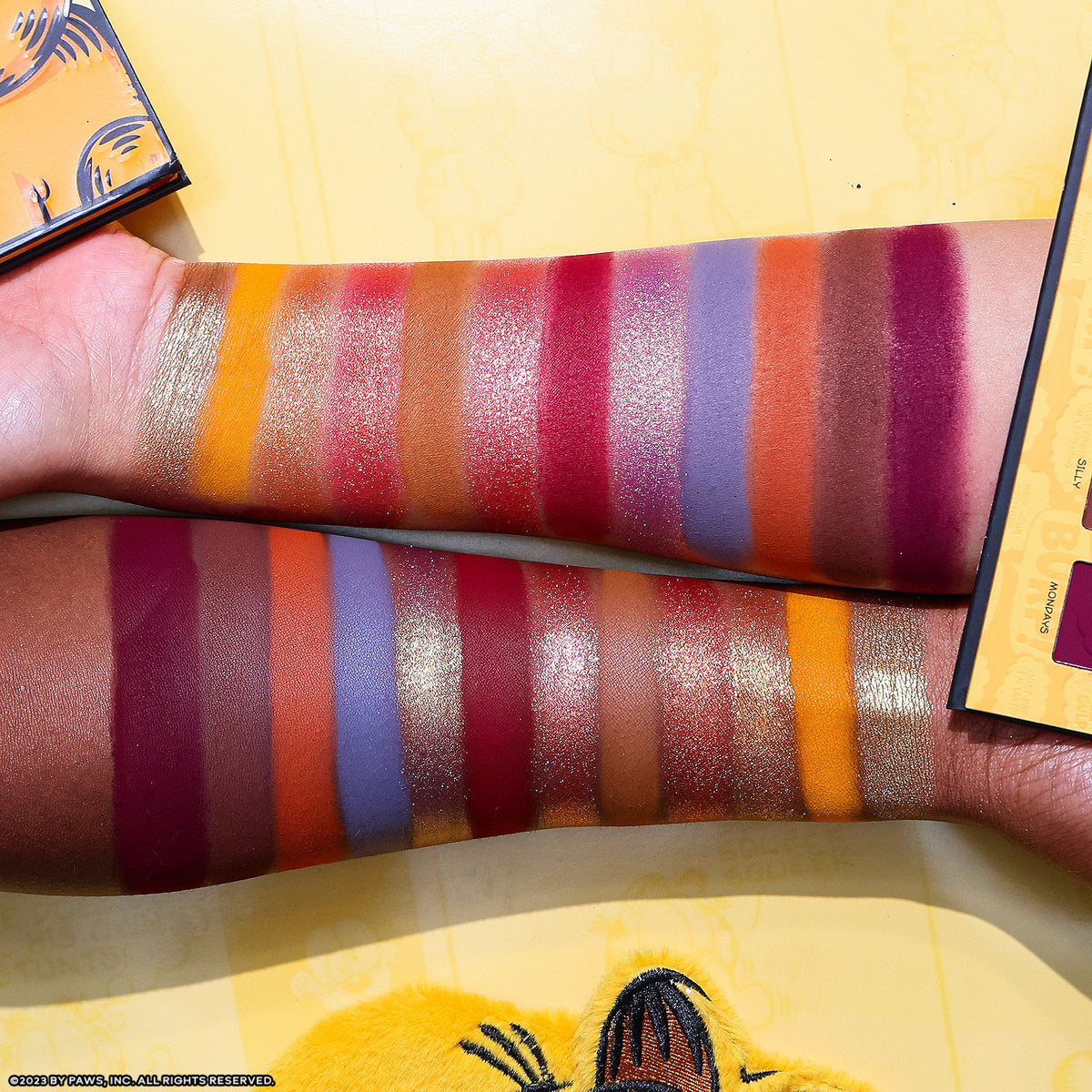 Garfield x Glamlite Palette