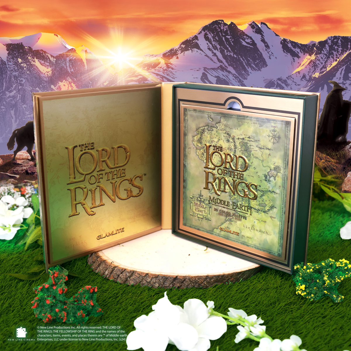 The Lord of the Rings x Glamlite Middle-earth Palette