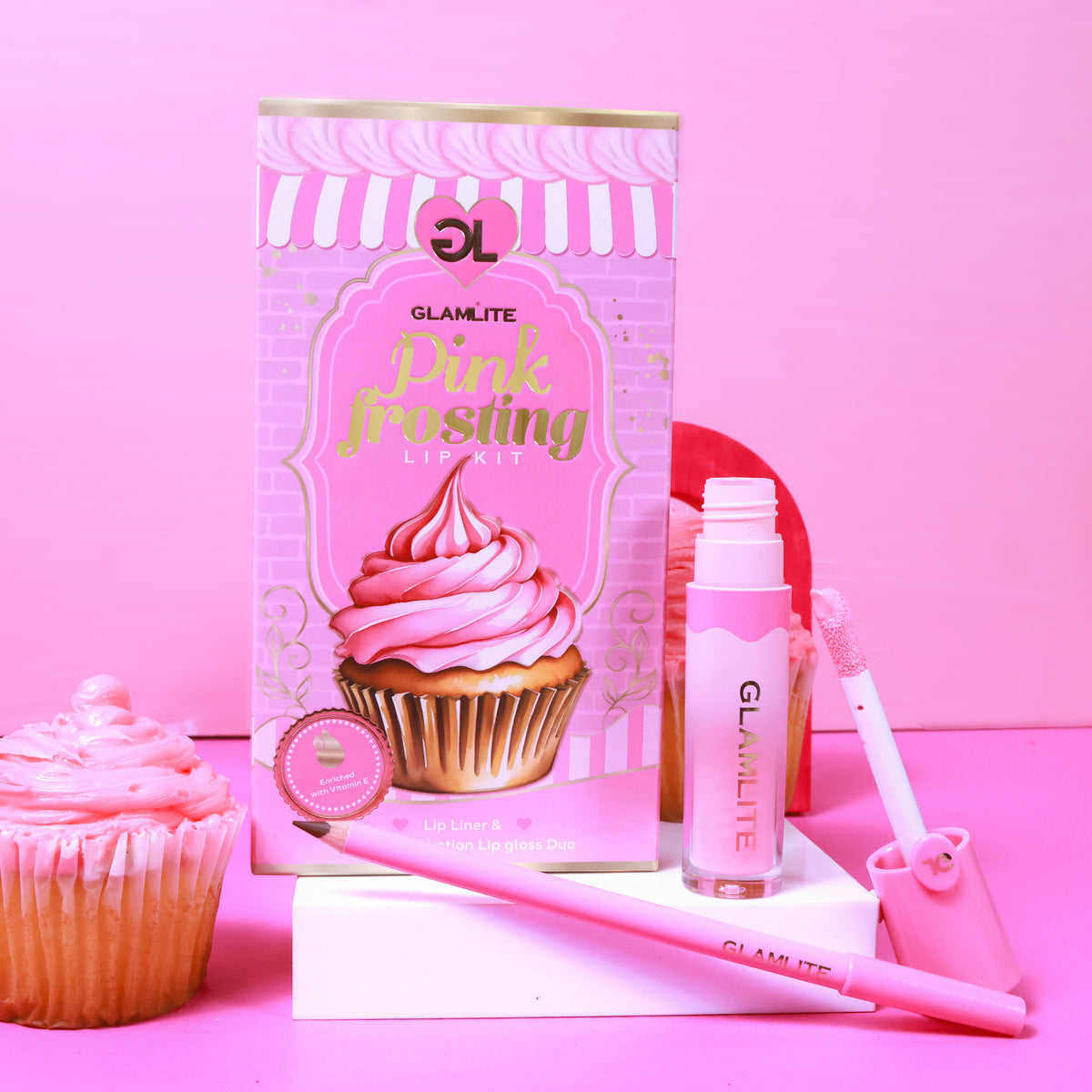 Pink Frosting Lip Kit – Glamlite